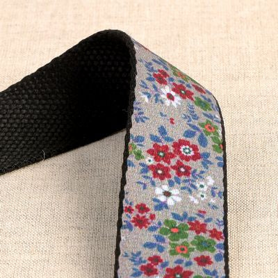 Floral Design on Silver Grey Webbing 30MM (1 1/4") – Intrepid Thread
